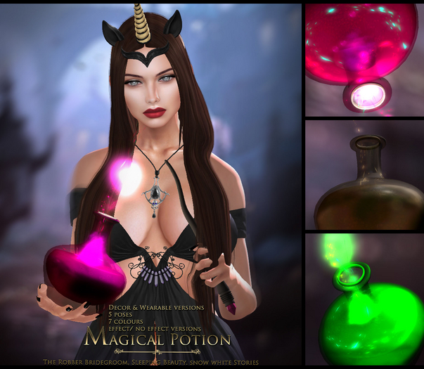 Second Life Marketplace - -Elemental- 'Magic Potions' DEMOS